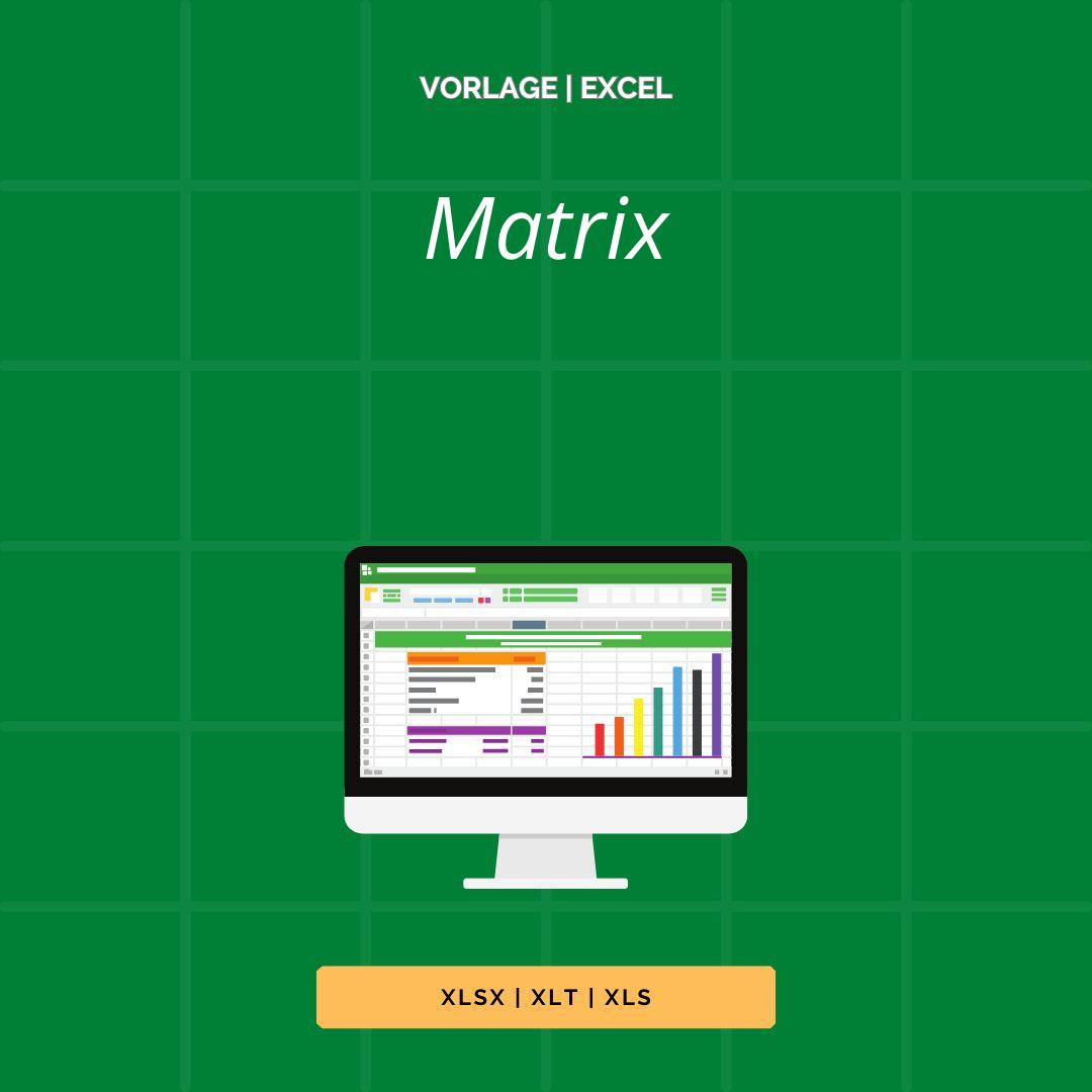 Matrix Excel Vorlage